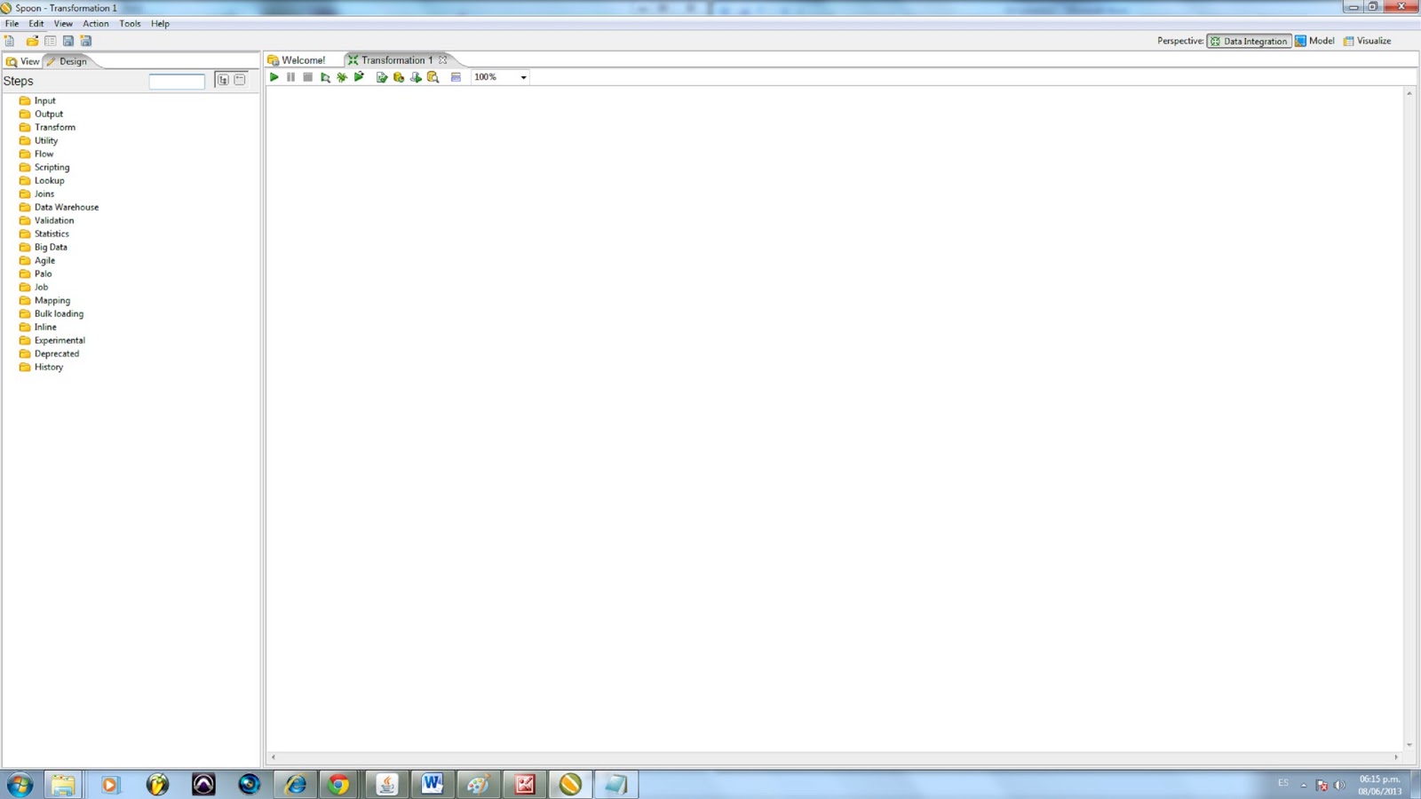 Database Pentaho Tutoriales : Conexión a Base de datos usando Pentaho Data Integration