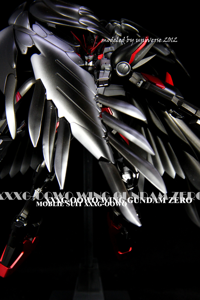 GUNDAM GUY: XXXG-00W0 Wing Gundam Zero Black Shadow Custom - Painted Build