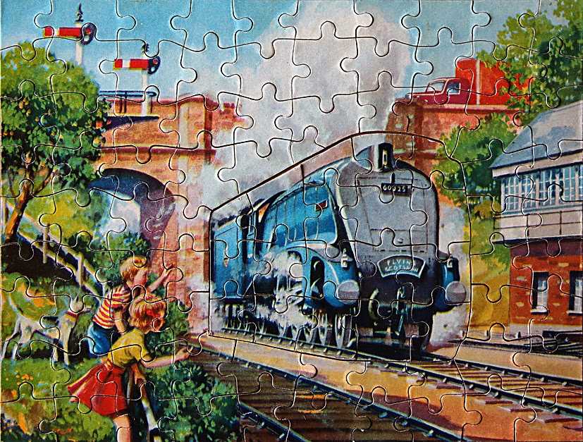 STEAM TRAINS AND JIGSAW PUZZLES: July 2014