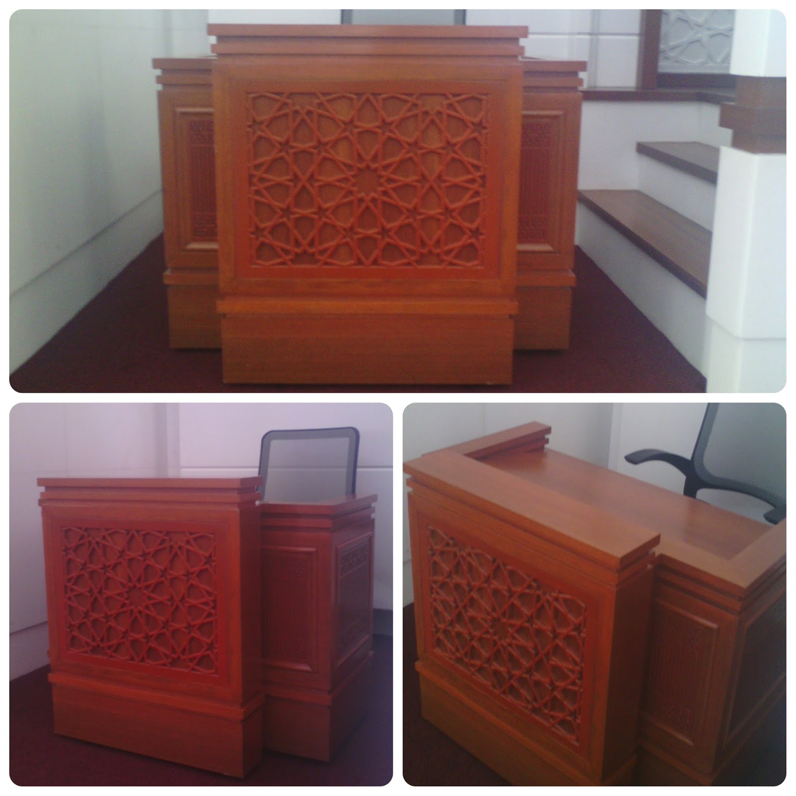 MEJA KULIAH + MIMBAR