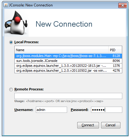 Jconsole With Openidm