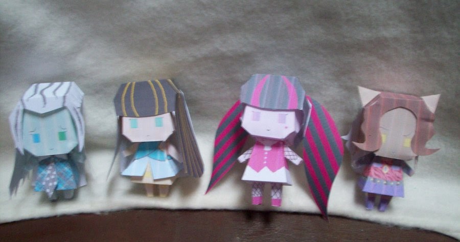 Monster High: Papercraft das bonecas Monster High