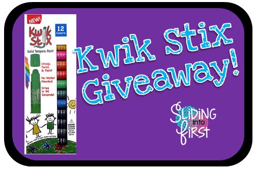 Kwik Stix Giveaway! | Teach & Play with Mrs J