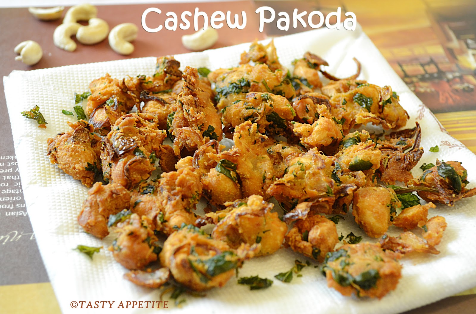 How to make Cashew Pakoda / Pakora ? / Crispy Cashew Pakoda / Easy ...