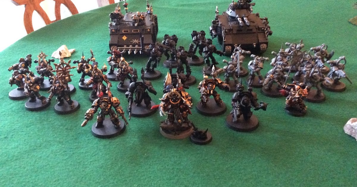 Warhammer 40k: Chaos Space Marine Army