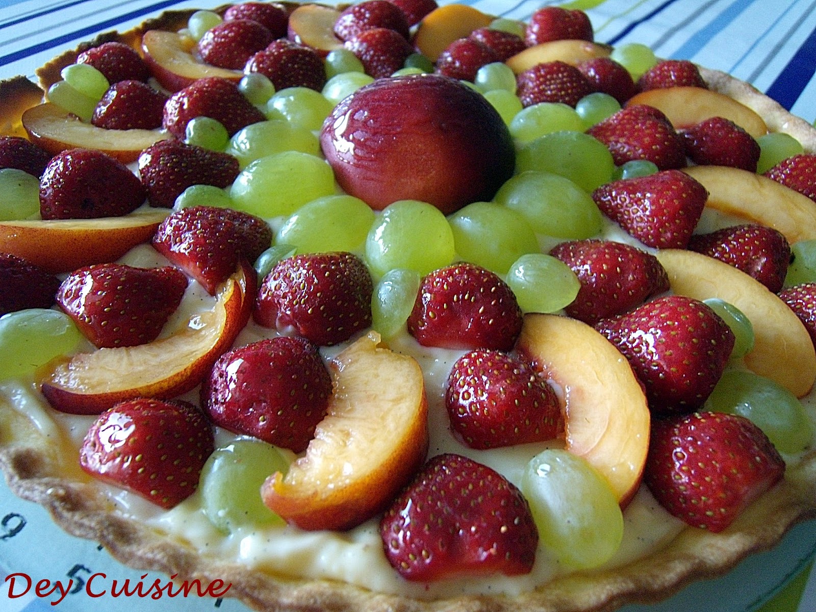Dey cuisine: Tarte estivale aux fruits