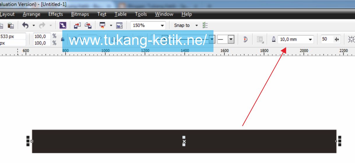 Cara Mudah Ubah Garis Outline Menjadi Objek di CorelDRAW X6 | Tukang ...
