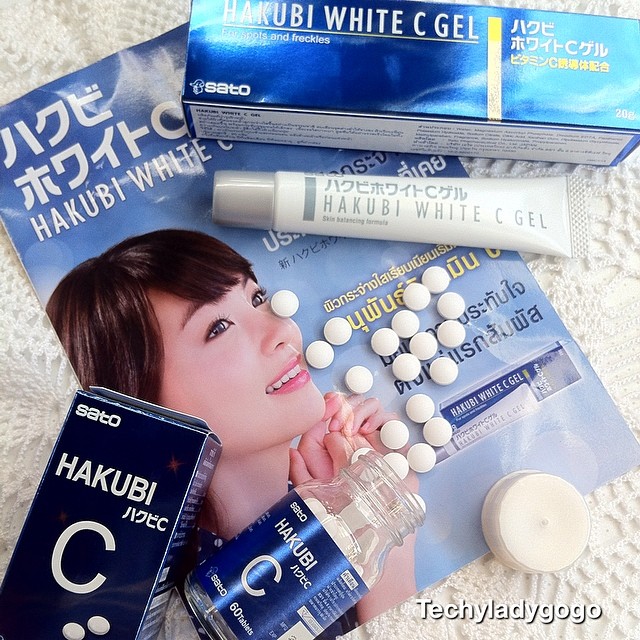 ผิวสวยกระจ่างใสแบบสาวญี่ปุ่น ทั้งภายในและภายนอก ด้วย HAKUBI WHITE C ...