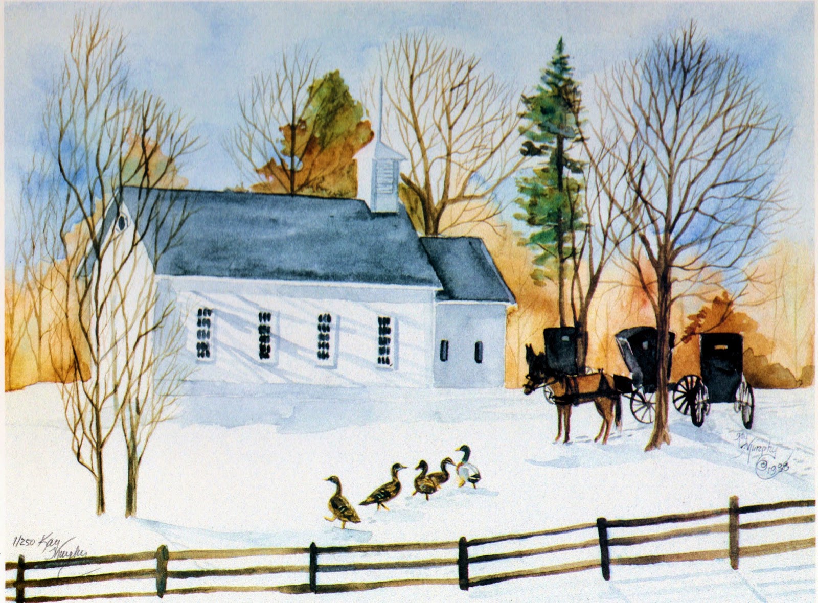 Kay Murphy's Studio Kay Murphy-Wallace:artist: Two of my # 1 Prints ...