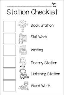 Using Checklists During Reading Stations! - The Teacher Talk