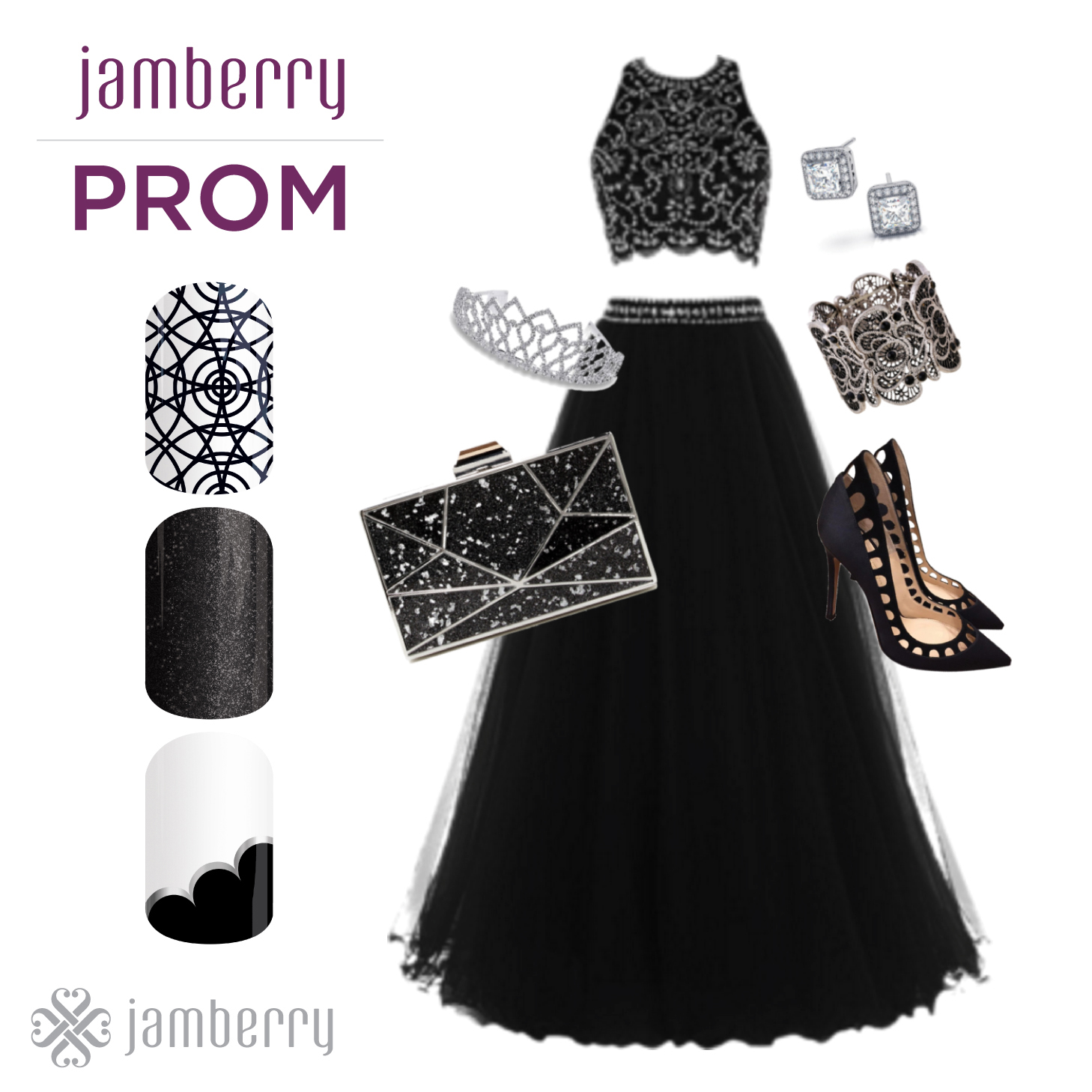 Design Dolcezza: 4 Mixed-mani ideas for Prom