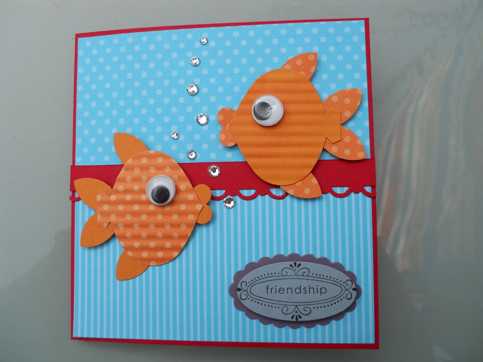 Shazza loves Stampin 'n' all things Crafty: Ornament Punch becomes fish!!!