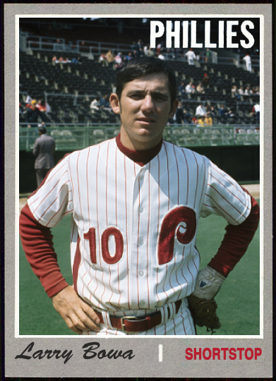WHEN TOPPS HAD (BASE)BALLS!: DEDICATED ROOKIE- 1970 LARRY BOWA