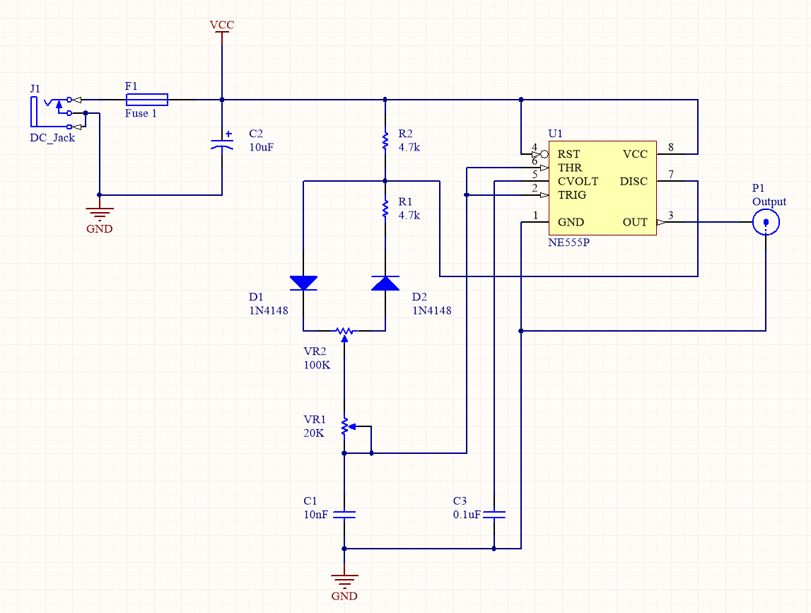 Midas Neun Soldaten: @ 555 PWM Generator