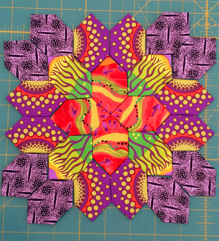 Quilternity's Place: Lucy Boston blocks 1 - 4