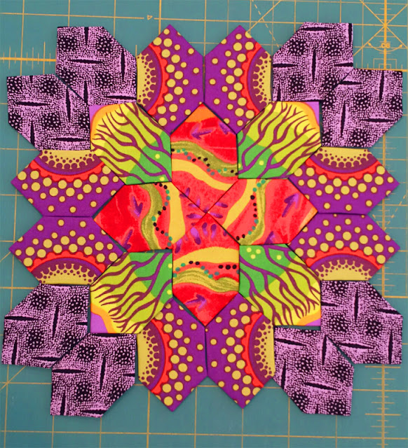 Quilternity's Place: Lucy Boston blocks 1 - 4