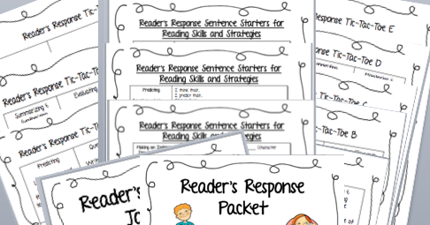 Reader's Response Tic Tac Toe - Mrs. O Knows