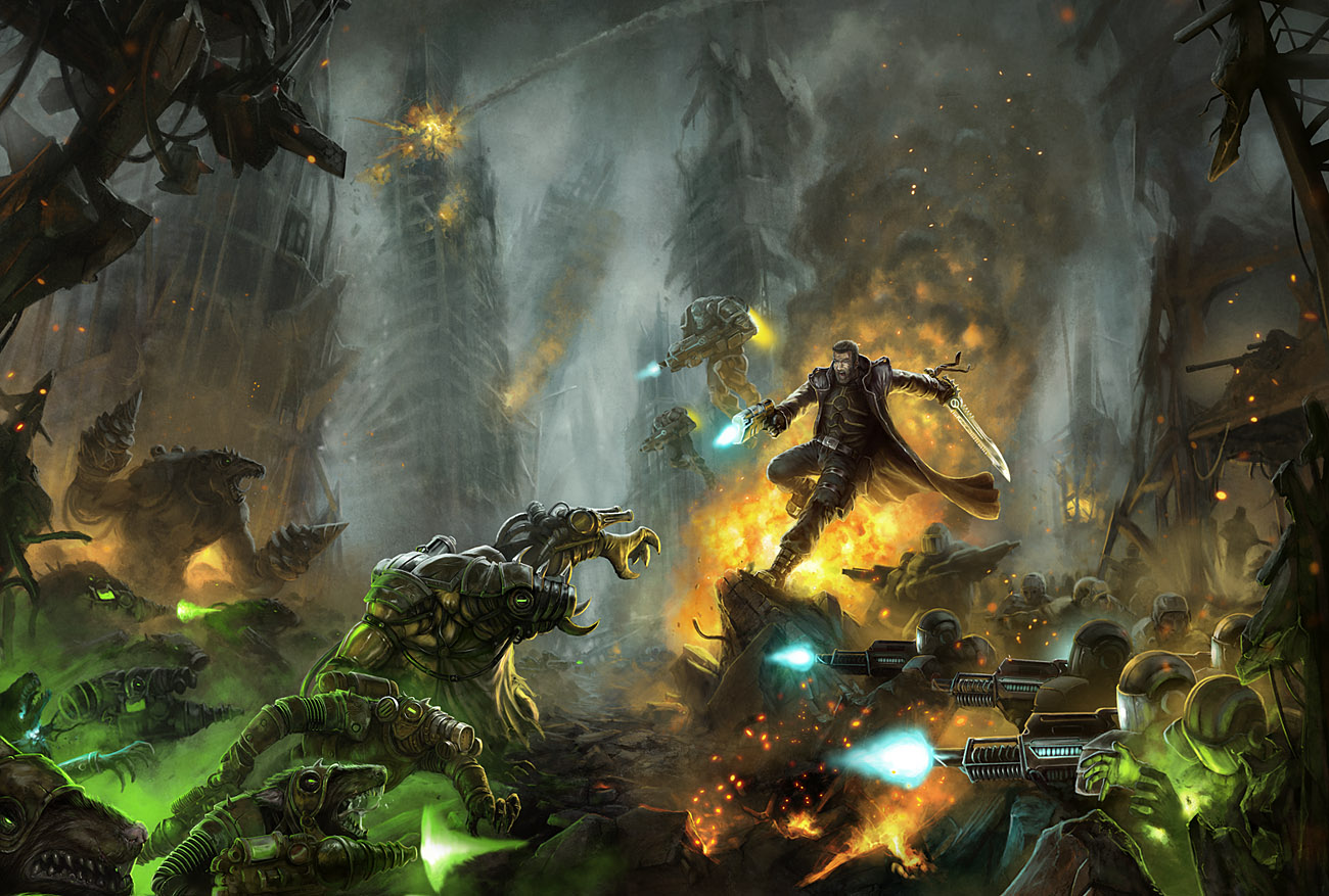 Jonas Springborg Concept Art and Illustration: WARPATH II COVER