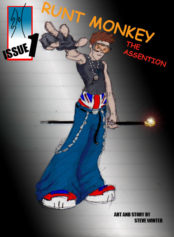 Scarlet Monkey Comic Artist: Comic Art - Runt Monkey