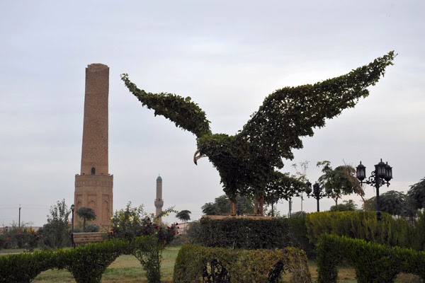 kurdistanart: Statue in the Minare Park Erbil ~ Erbil south of Kurdistan
