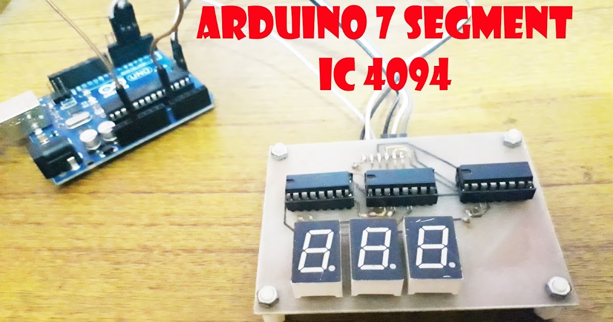 .: Cara Mengakses IC 4094 ARDUINO Menampilkan Nilai ADC Pada 7Segment
