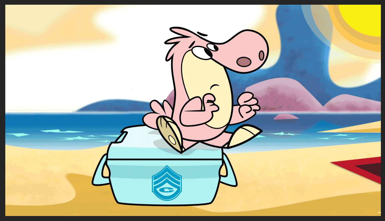 Zee Risek art blog: sittin' on a cooler