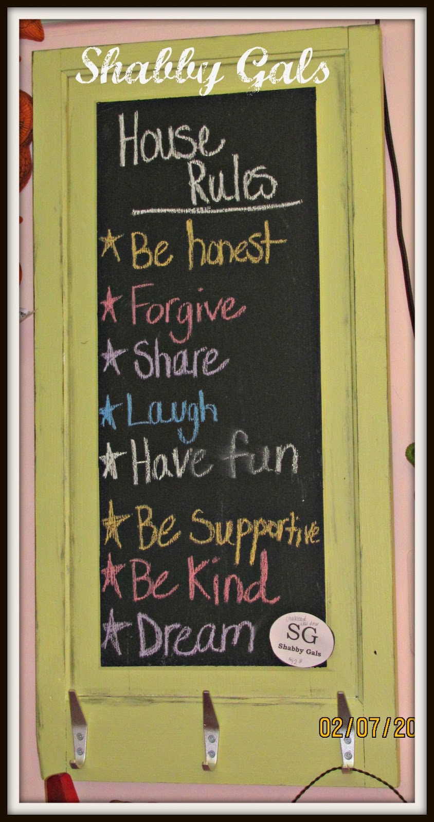 Chalkboard Sign House Rules at Jessie Simmon blog