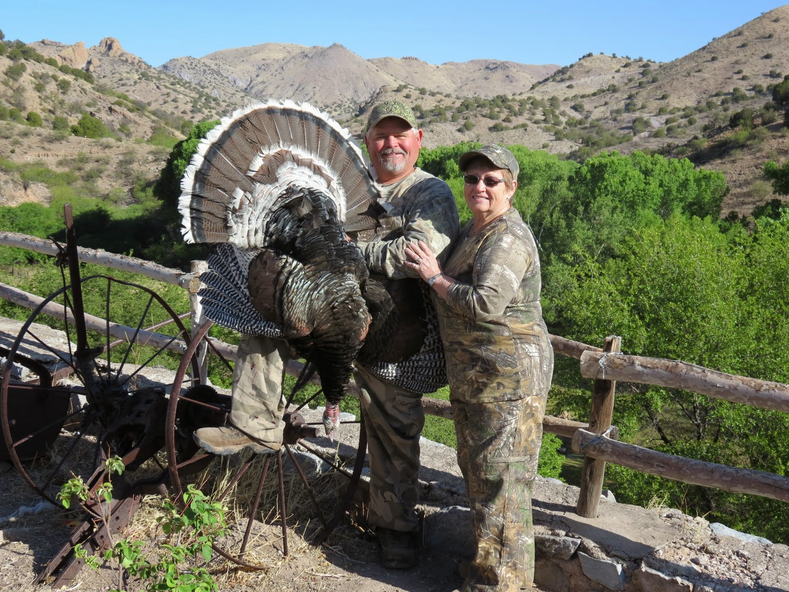 Goulds Turkey Hunt: 2014 Mexico Gould's Turkey Hunt-Peg and TJ Joiner