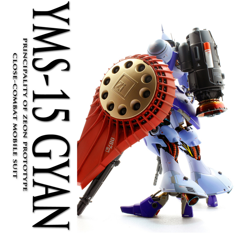 Custom Build: MG 1/100 YMS-15 Gyan "Gundam Frame"