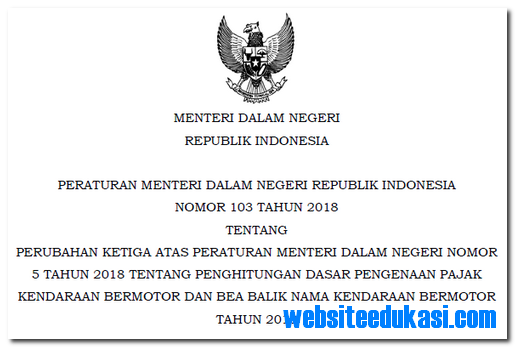 Permendagri Nomor 103 Tahun 2018 | Info dunia Pendidikan Permendagri Nomor 103 Tahun 2018 | Info dunia Pendidikan