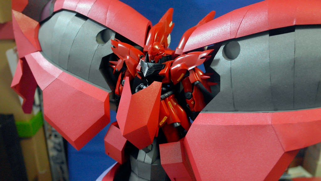 GUNDAM GUY: Gundam Papercraft: 1/100 Scale Neo Zeong