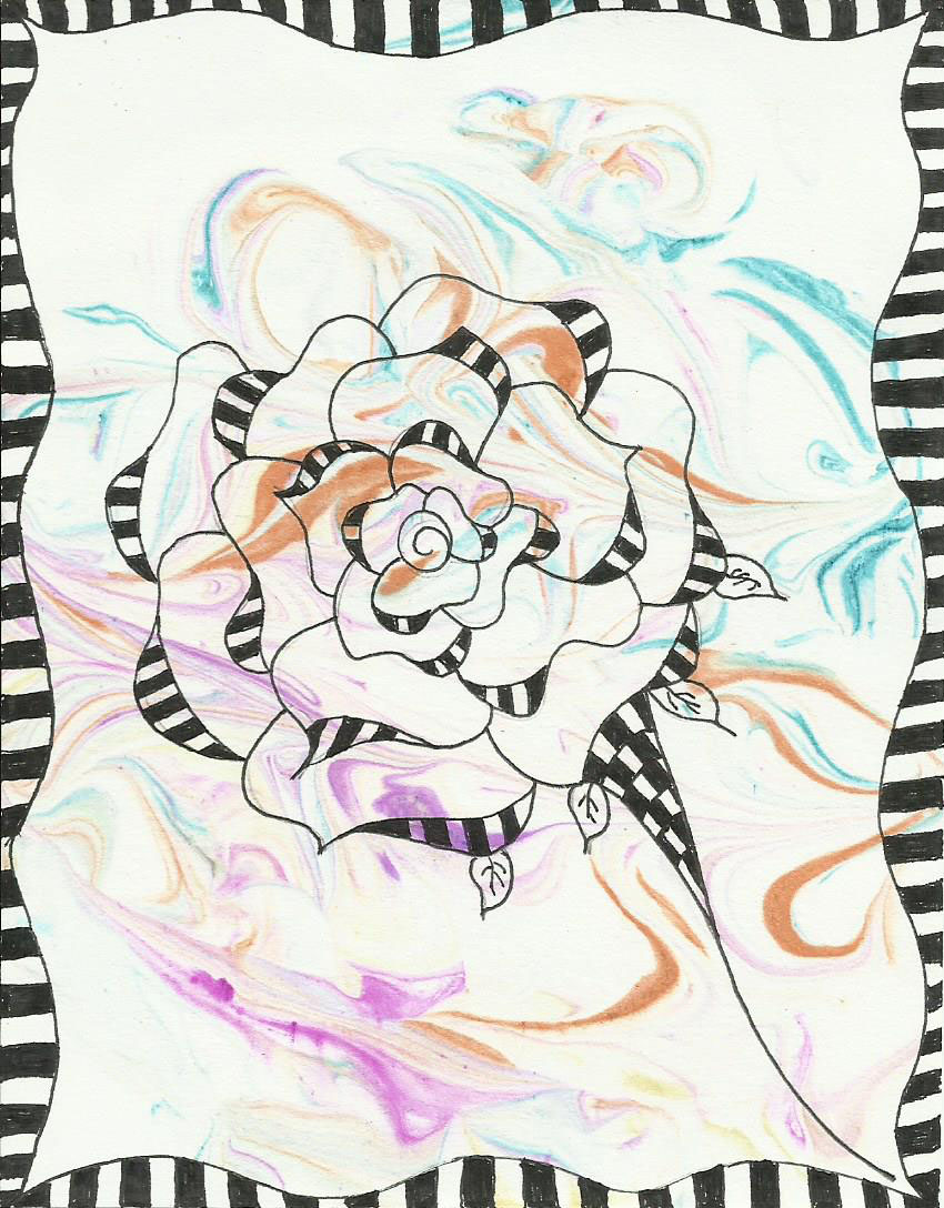 Knitting II: Zentangle Rose