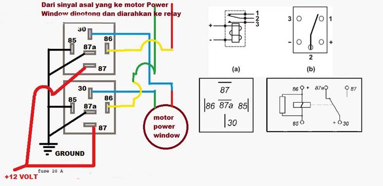 BUAH BACA: Skema Power Window