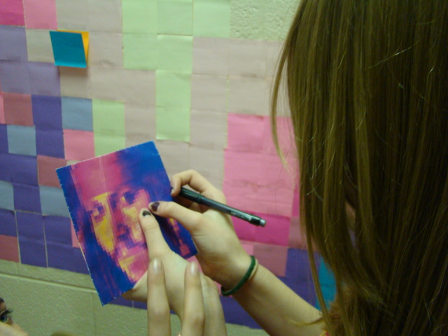 Art of Apex High School: Post It Note Project Explained