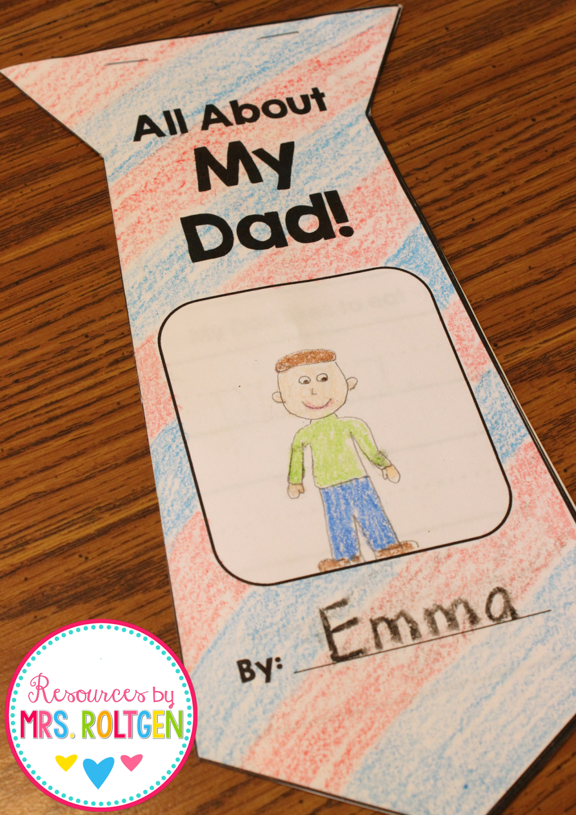 I Teach Kinder: Kindergarten Teaching Resources: Father's Day Craft ...