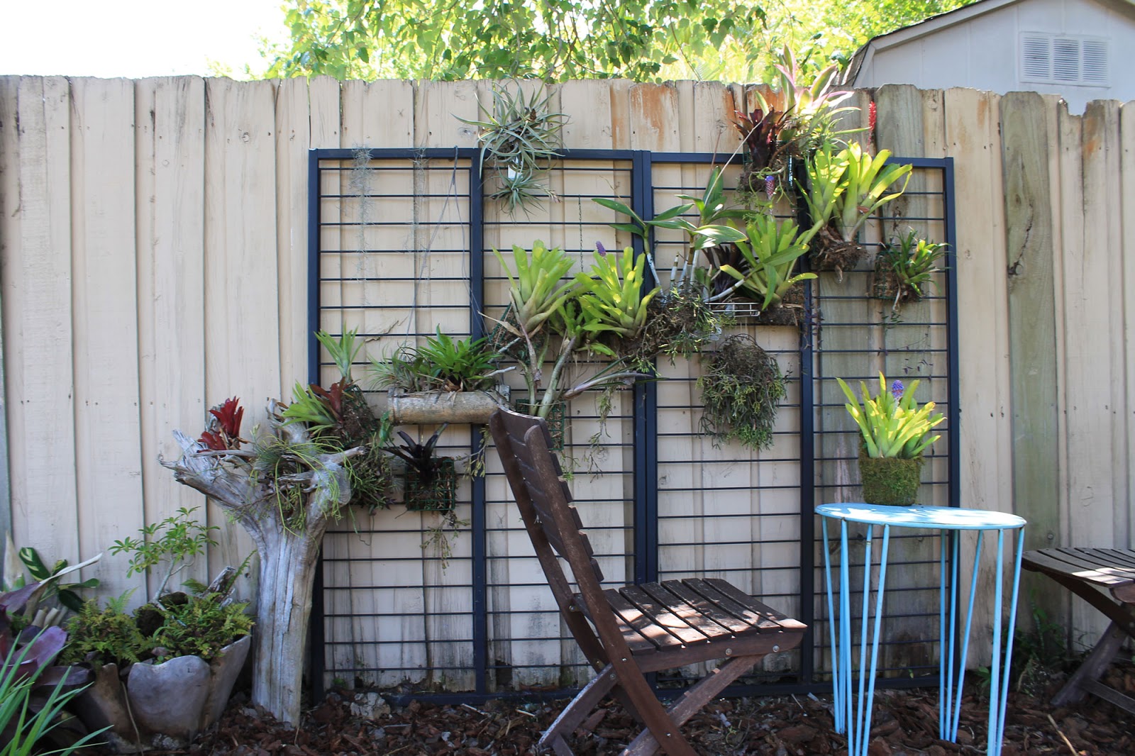 The Rainforest Garden: Make a Vertical Garden from Cheap Suet Basket ...