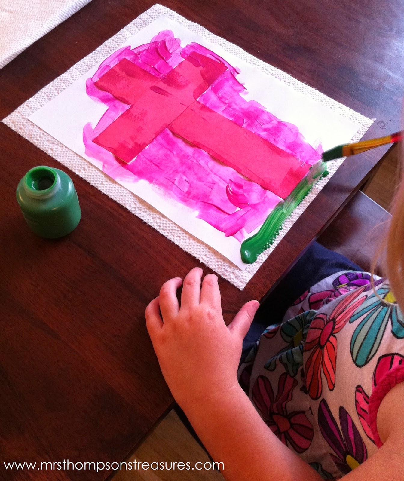 Painting the Cross – Mrs. Thompson's Treasures