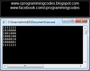 free c programming course: Number-Character Pattern