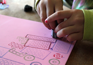 Filth Wizardry: Stamping with Lego and craft foam