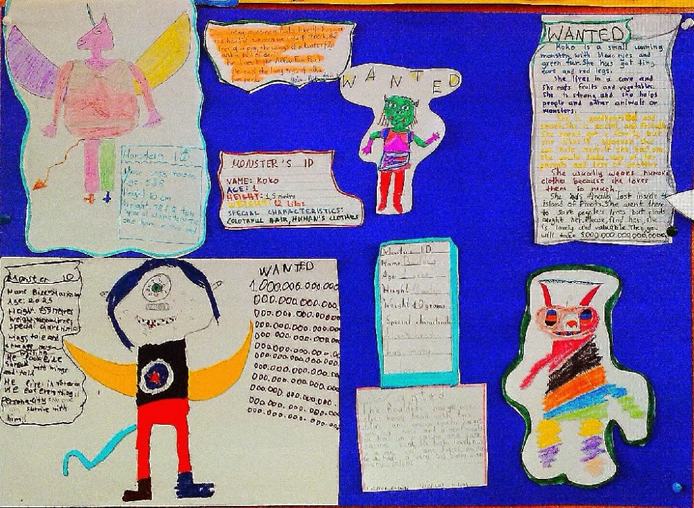 English, project– 6th grade