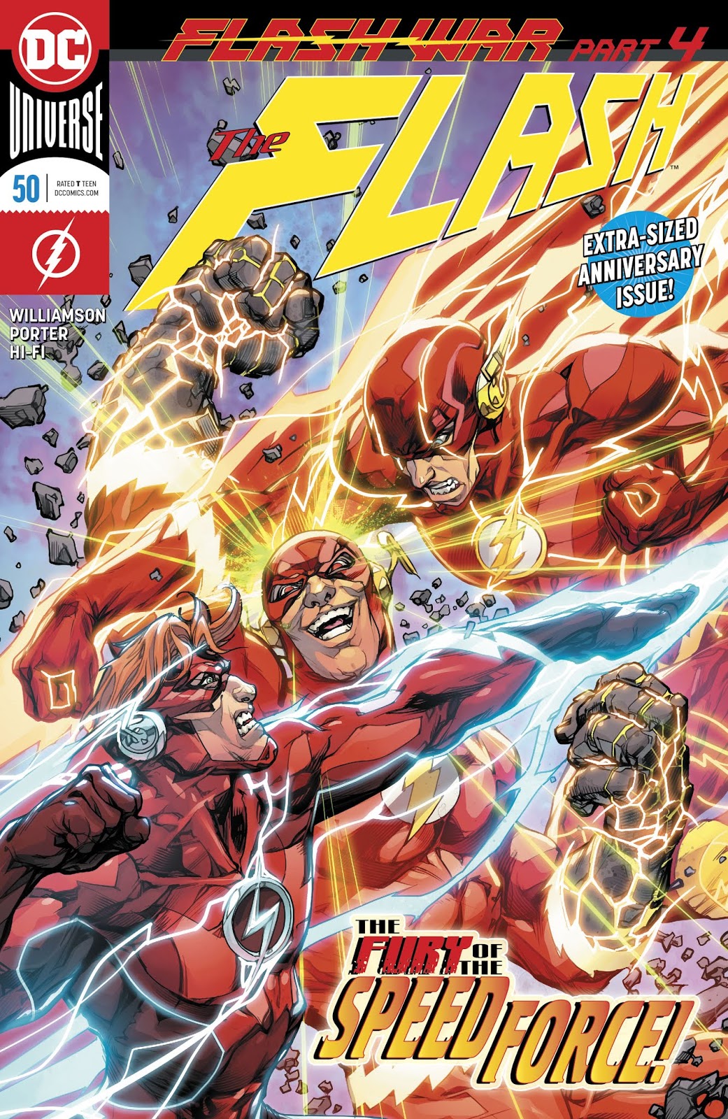 EL COMETA DE KEYSTONE CITY: DC Universe: The Flash #50 "Flash War" Final