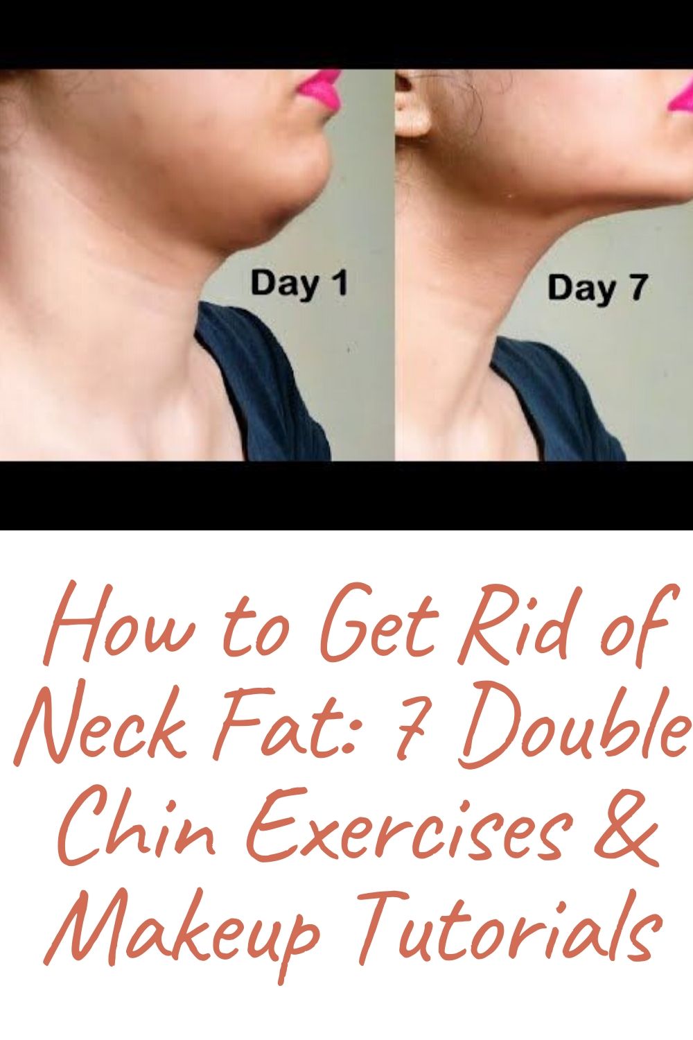 How to Get Rid of Neck Fat: 7 Double Chin Exercises & Makeup Tutorials