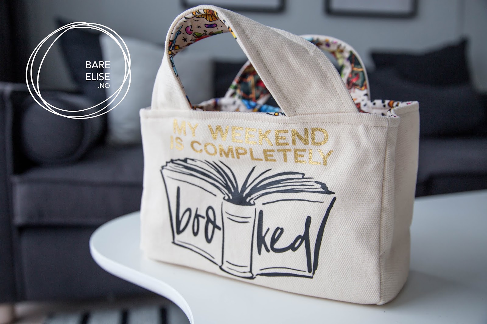 Bare Elise: DIY mini bok-veske