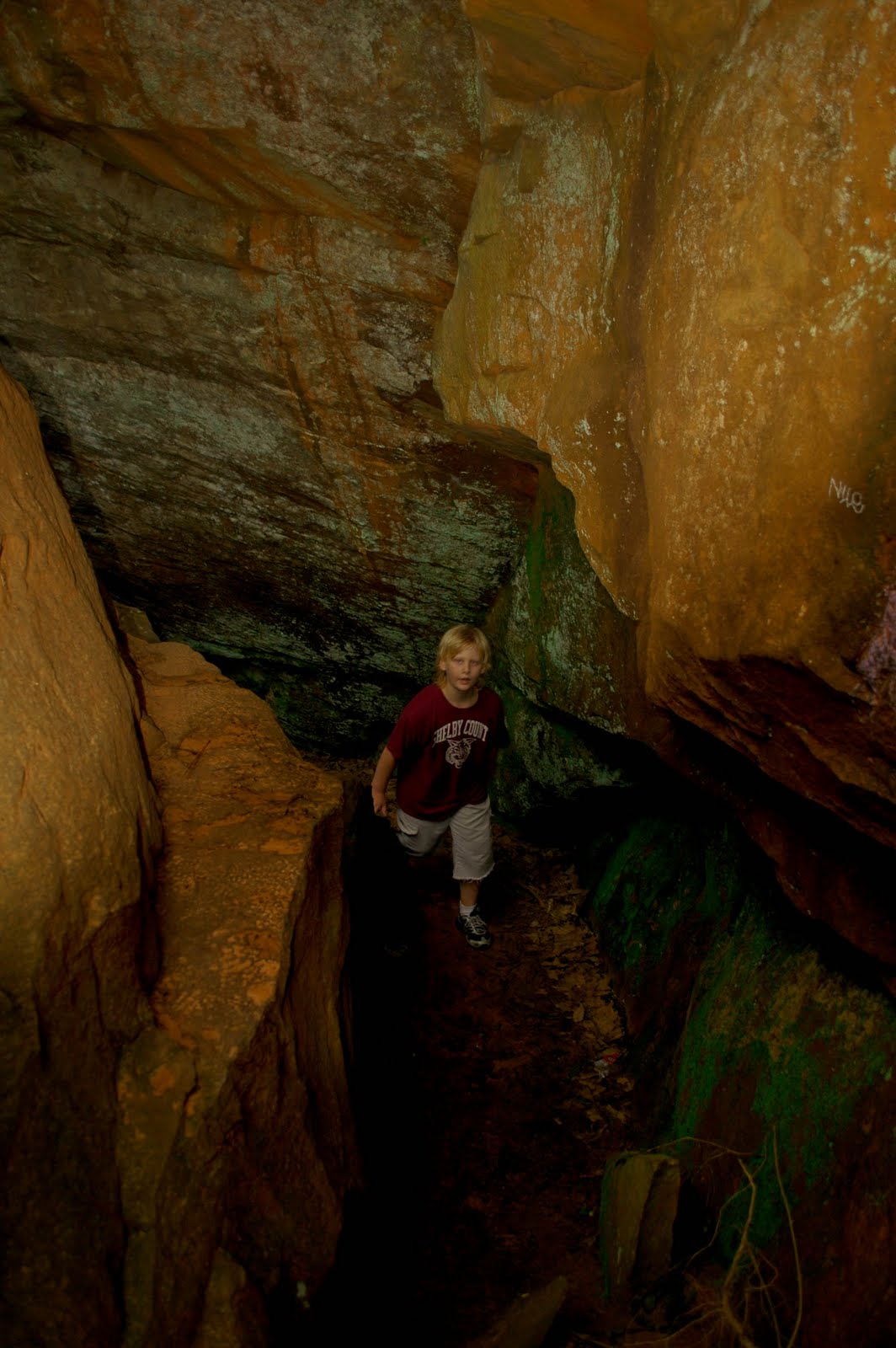 One State, Two Boys: Moss Rock Preserve - Hoover, Alabama - July 15, 2011