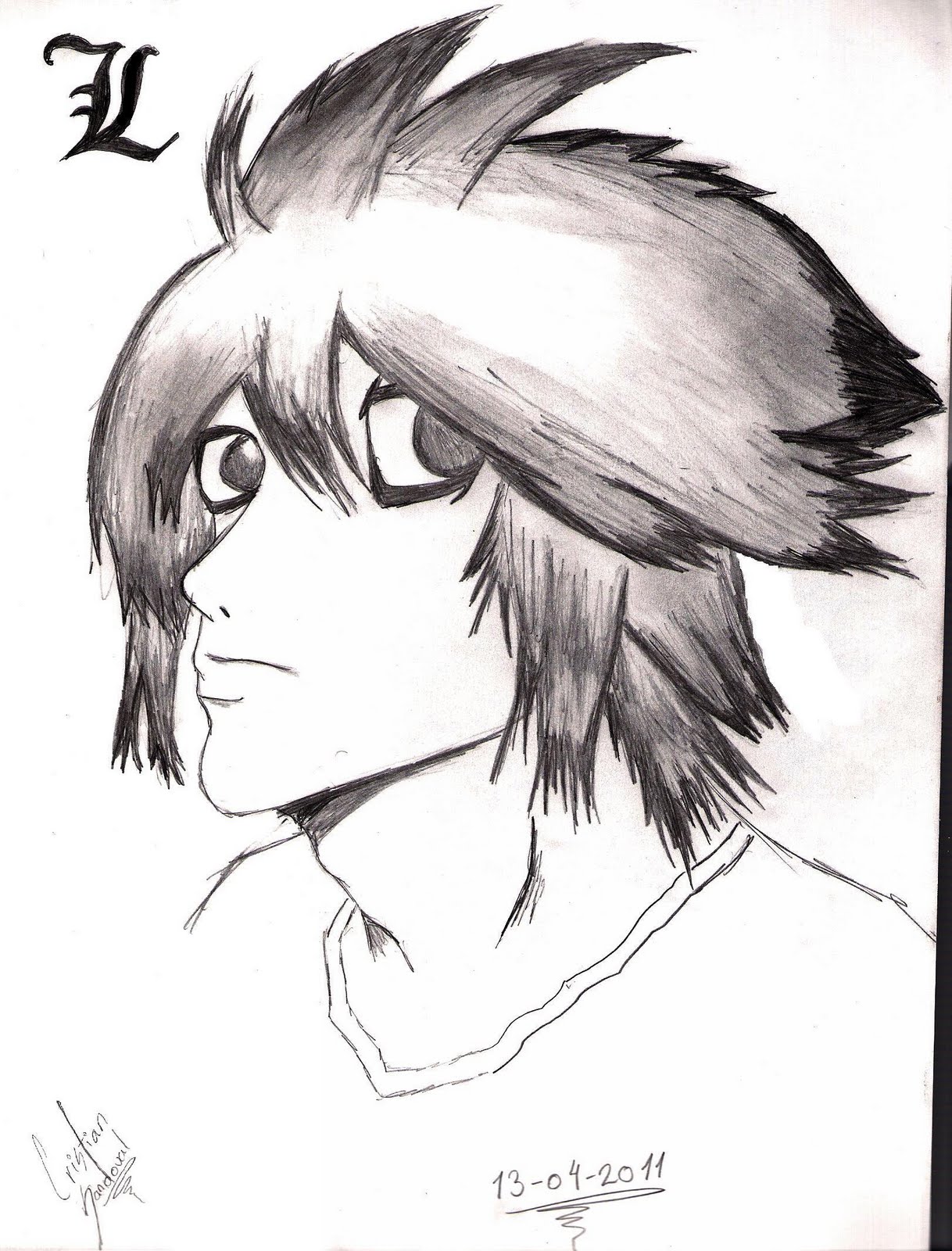 Dibujos-Criiz: L - Death Note