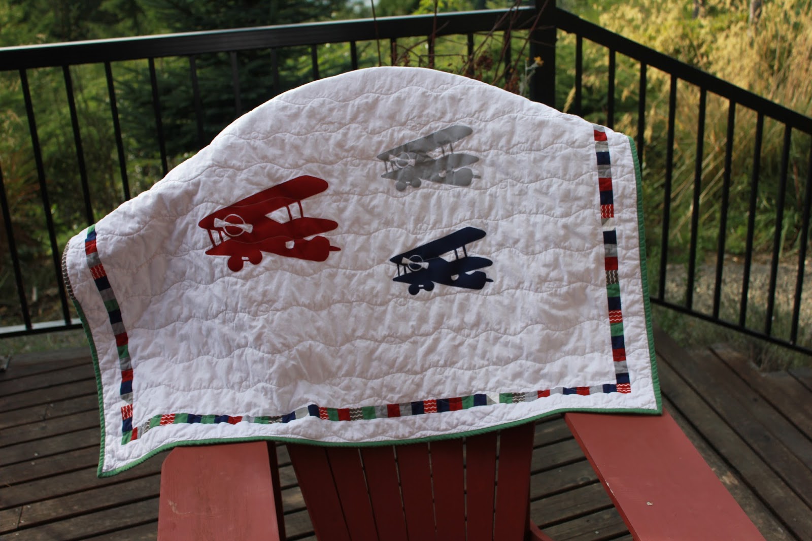 Vintage Airplane Quilt Pattern