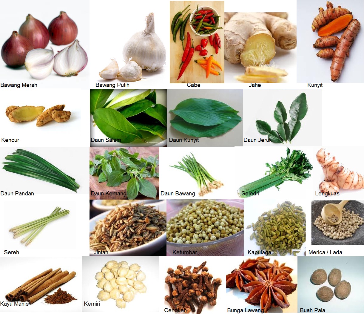 Resep Mudah Dan Praktis ala Anak Kost: Bumbu Dasar
