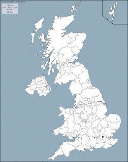 Aula de Adriana: 1º and 3º British: UK blank maps