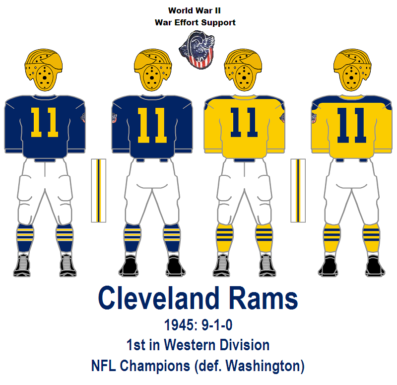 Bill's Update Blog: 1944-45 Cleveland Rams