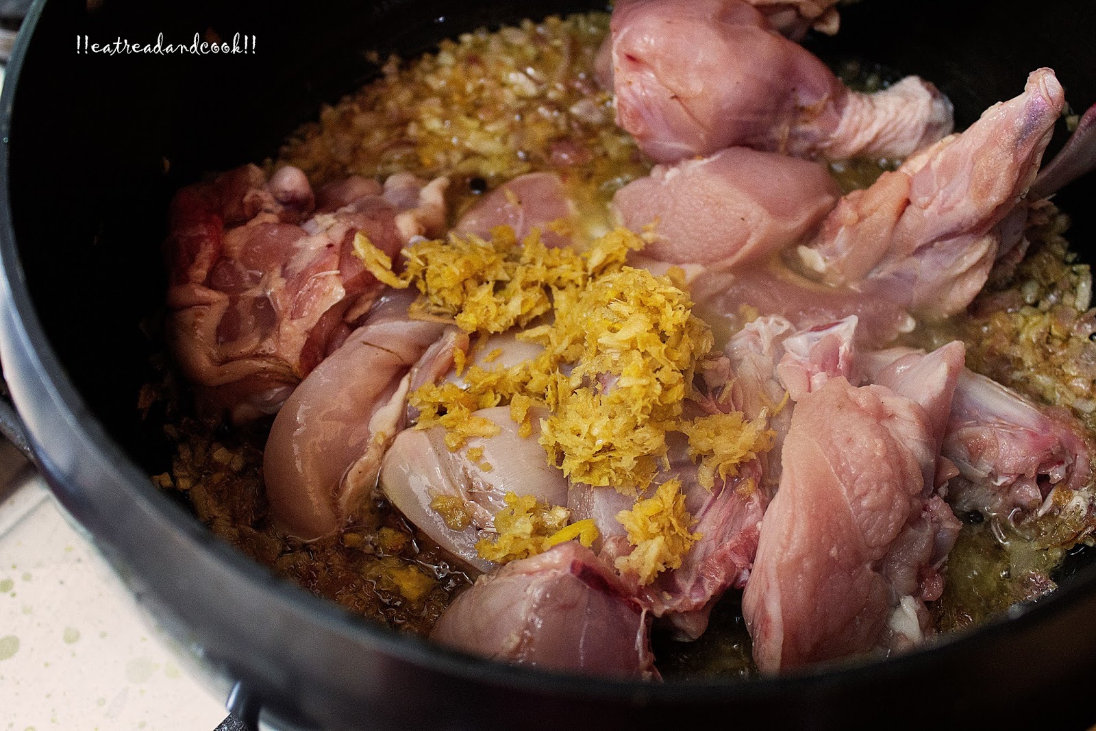 Ginger Chicken Curry / Murgh Adraki